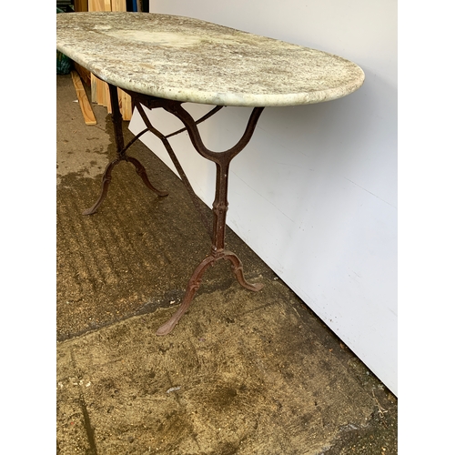 Marble Top Garden Table
