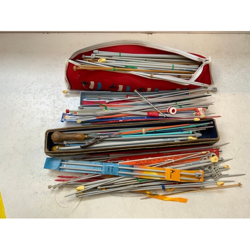 Large Quantity of Knitting Needles