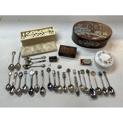 Collectors Spoons and Boxes etc