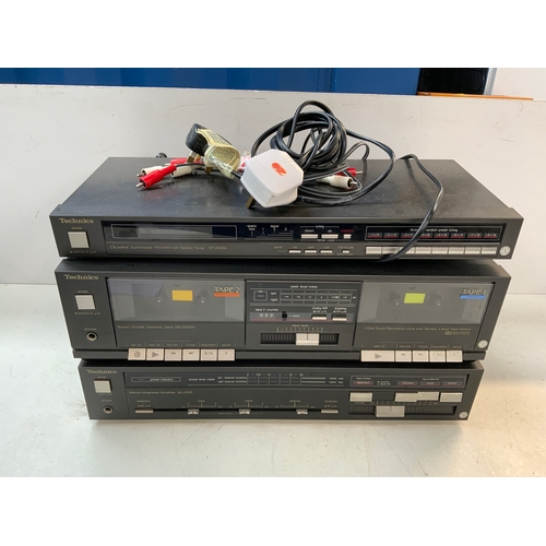 3x Technics Hi-Fi Separates
