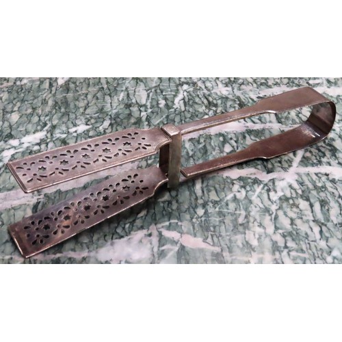 SILVER PLATED ASPARAGUS SERVERS, WEIGHT APPROX 178.2g,