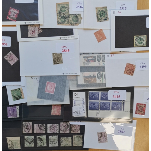 GB MISC. A group of small auction lots ex CPA main value in QV incl ...