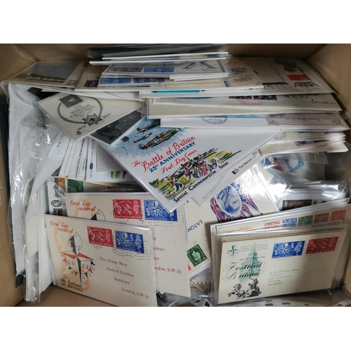 GB MISC. FIRST DAY COVERS. Useful range of covers in carton with ...