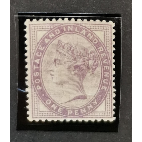 QV. 1881 1d lilac printed on both sides M. SG173a. (1)