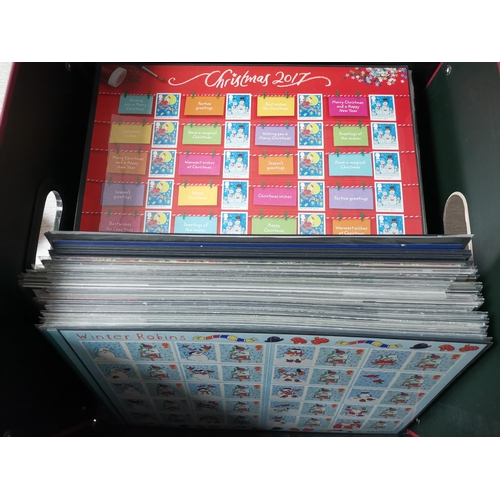 SMILER SHEETS. A collection of sheets of 10 and 20 in carton. High face ...