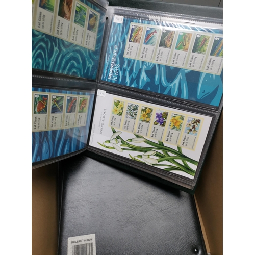 SMILER SHEETS. 2000 to c.2018 collection in 3 Royal Mail Smilers albums ...