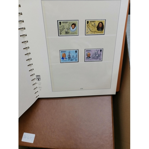 JERSEY. 1969-2012 virtually complete UM in 4 boxed Lindner albums ...