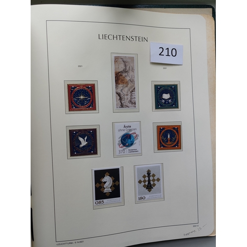 LIECHTENSTEIN. 2013 to 2021 UM collection in Lighthouse hingeless album ...