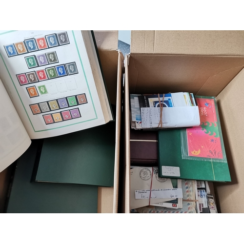 MIXED WORLD. A collection in 2 large cartons incl. a collection of ...