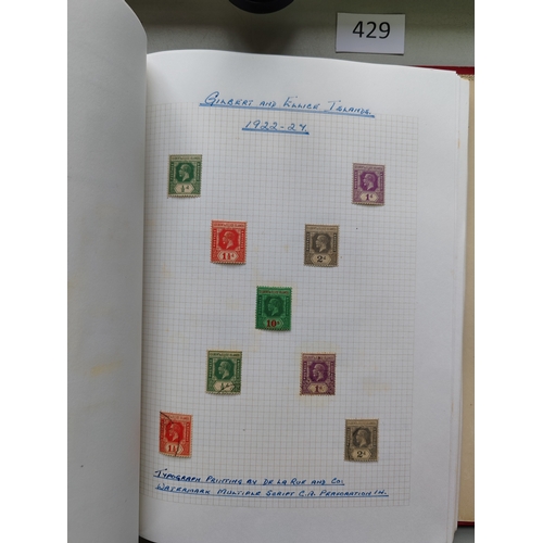 GILBERT AND ELLIS IS. Collection in album incl. 1911 to 1/- M 1912-24 ...