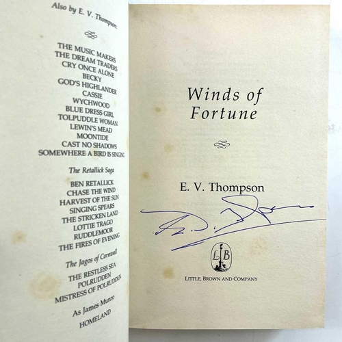 E. V. THOMPSON. Five books with four signed by the artist.