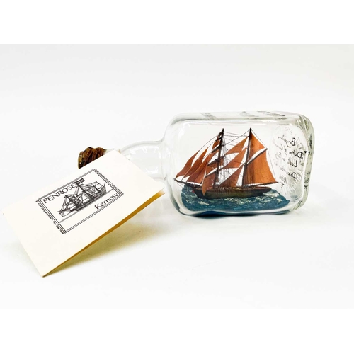Mark HARVEY PENROSE. Ship in a bottle inscribed Brigantine Duke of ...