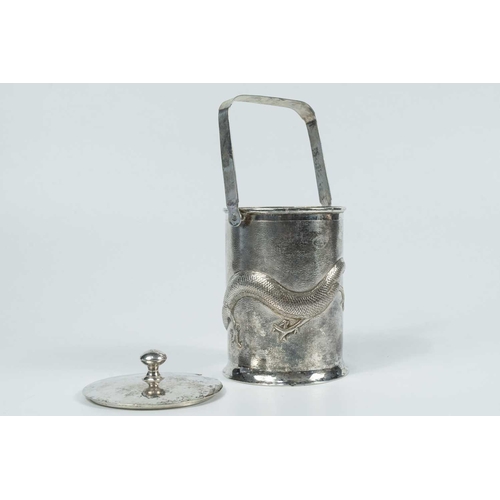 A Chinese silver preserve jar, stamped 'Tuck Chang', Shanghai 1870-1920 ...