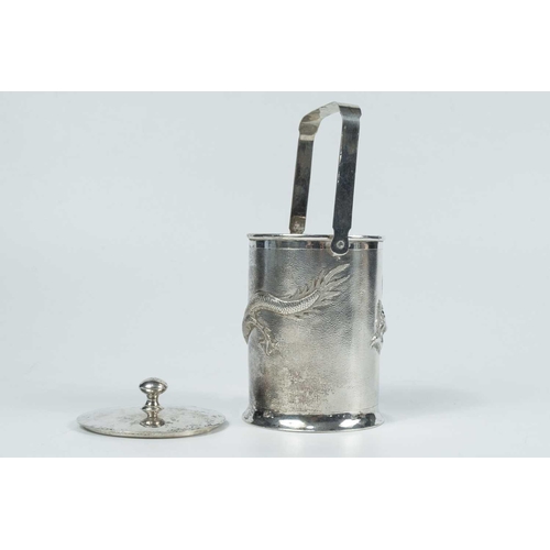 A Chinese silver preserve jar, stamped 'Tuck Chang', Shanghai 1870-1920 ...