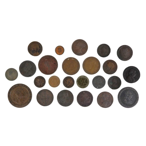 GB / Ireland copper / bronze coinage / tokens Lot includes: 1: A good ...