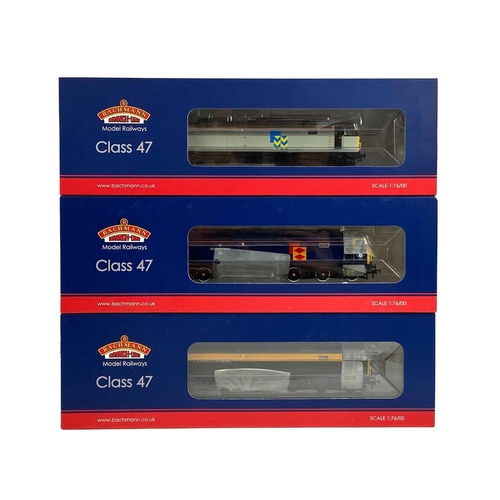 Bachmann Brush Type 4 (class 47) "OO" diesels (x3) Comprising boxed ...