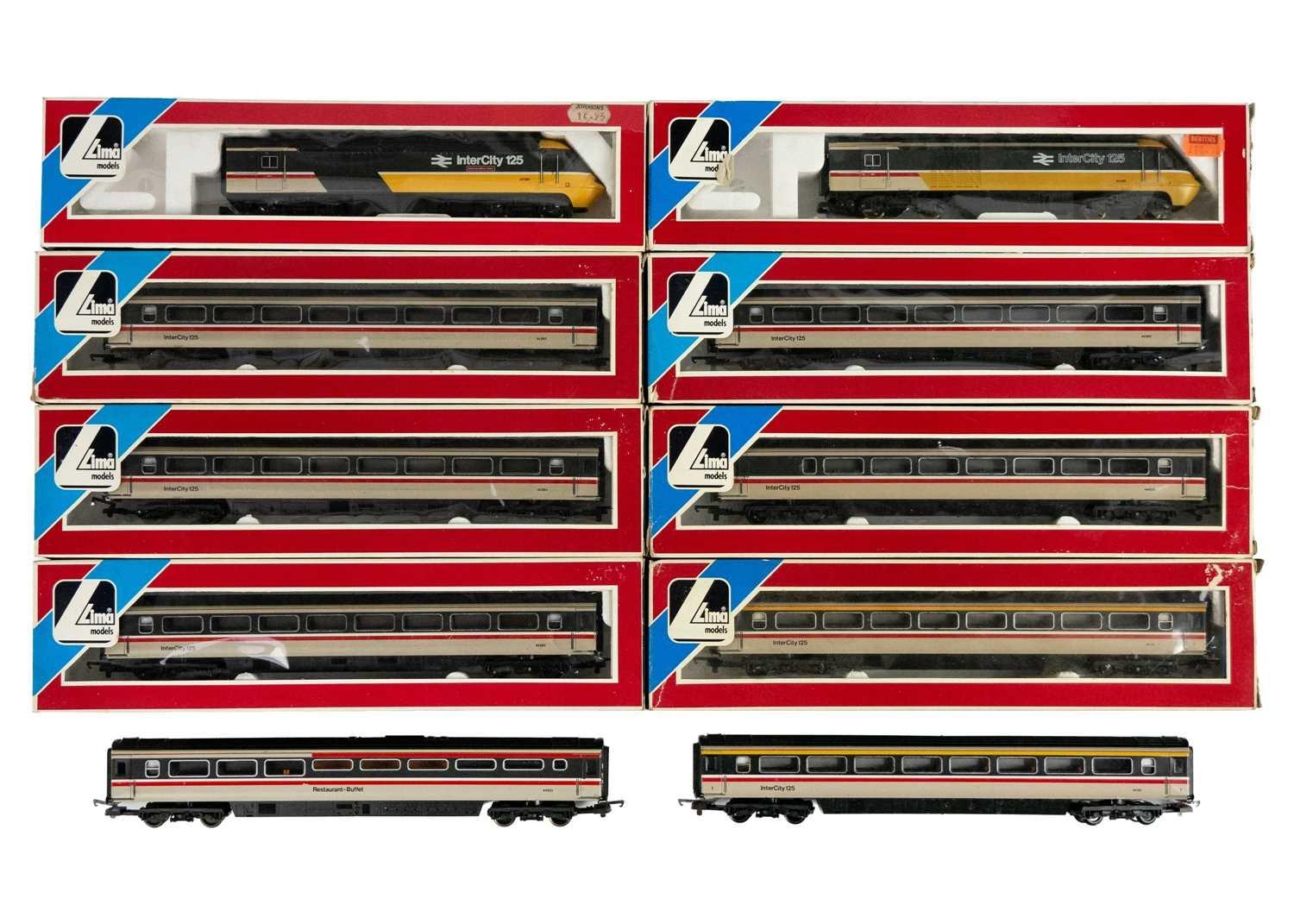 Lima "OO" HST earlier Intercity liveries boxed & un-boxed - 2 powered ...