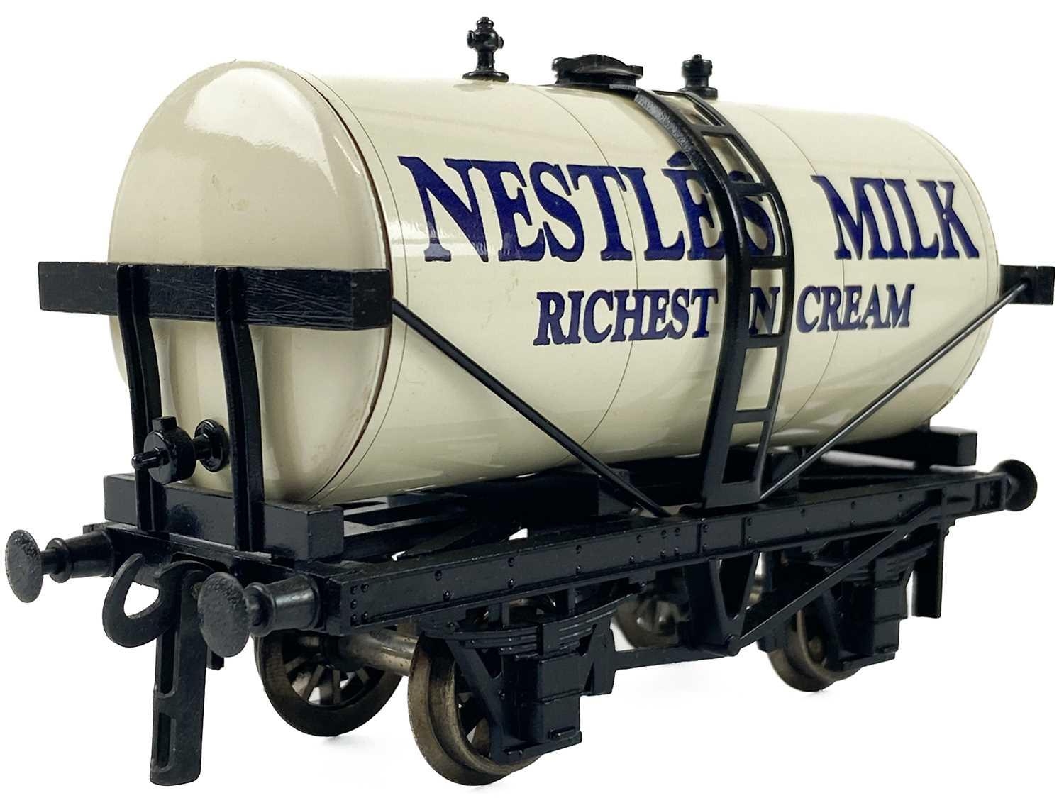 O Gauge Ace Trains - Three Wagon Milk Tanker boxed set Comprising: 1 ...