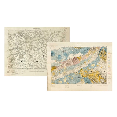 'Ordnance Survey of Ireland: Geological Survey of Ireland' Six engraved ...