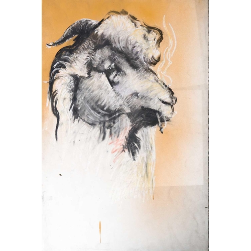 Barrie COOK (1929-2020) Smoking Animals c.1982, Five Works Acrylic ...