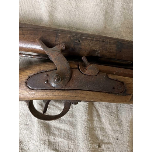 Two muzzle loading percussion muskets Each with ram rod. (2)