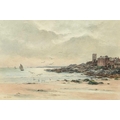 Émile Louis VERNIER (1829-1887) St Ives Bay Watercolour, signed, 38 x ...