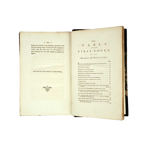 (Archery and early Wrexham publishing) Roger Ascham Toxophilus, The ...