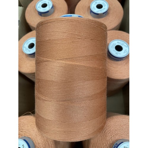 10 CONES OF PERMACORE 36 CORESPUN 5000MTS SEWING THREAD IN SHADE 50148 ...
