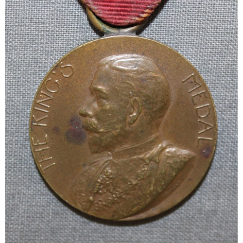 Two "The Kings" Medals - One with Ribbon