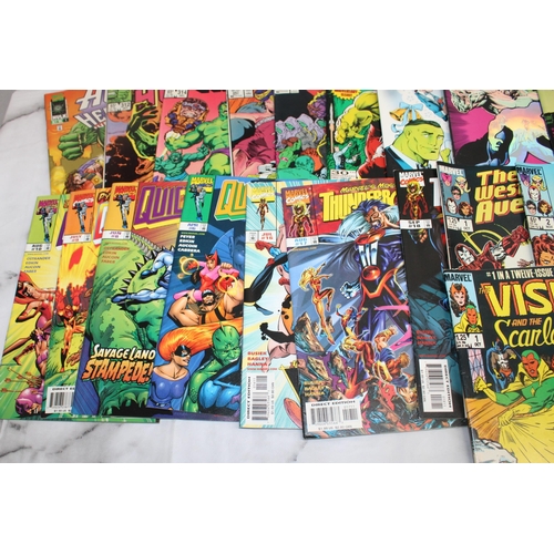 Various MARVEL Comic Titles including Hulk - Hercules and Alpha Fight