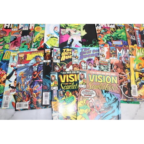 Various MARVEL Comic Titles including Hulk - Hercules and Alpha Fight