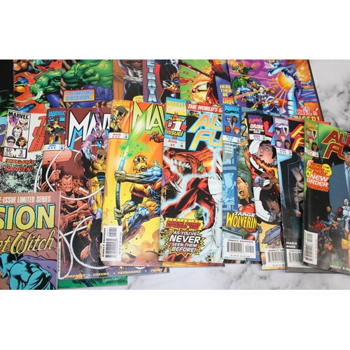 Various MARVEL Comic Titles including Hulk - Hercules and Alpha Fight