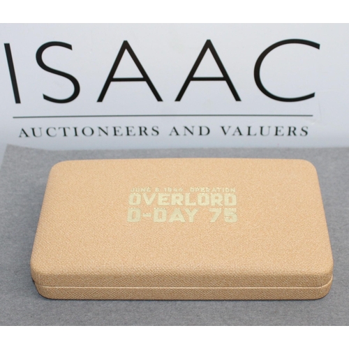 Boxed Operation Overload D-Day 75 Medal Collection 240/499 Plating 24 ...