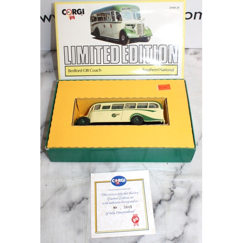 2 x Boxed Corgi Limited Edition Bedford Coaches And Corgi Limited ...