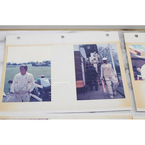 Quantity of Signed Photos & Scorecards - Essex Cricketers Signatures ...