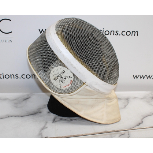 FENCING MASK & FOIL BY LEON PAUL LONDON COLLECTON ONLY