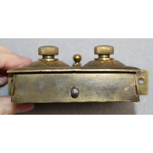 Brass "The Keyless Lock" Co Indianapolis IND U.S.A