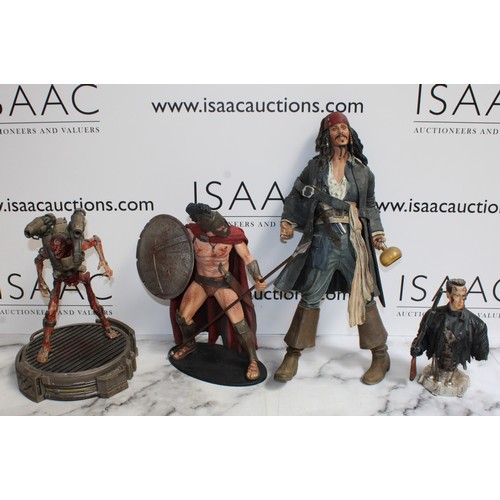 Jack Sparrow Pirates Of The Caribbean, Terminator, King Leonidas ...