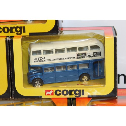 6 x Boxed Corgi Buses All Looks To Be In Good Condition
