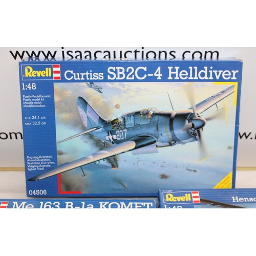 Five REVELL Military Model Kits - As New in Boxes