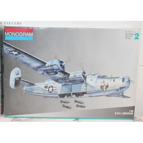 2 x Boxed MOMOGRAM Military Aircraft Model Scale 1:48 & 1:72 As New