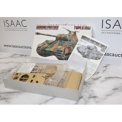3 x Collectable, Boxed Tamiya 1:38 Model Tank Kits
