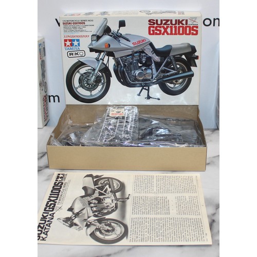 5 x Boxed TAMIYA Motorcycle Models
