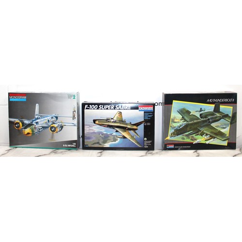 3 x Boxed MONOGRAM Military Aircraft Models