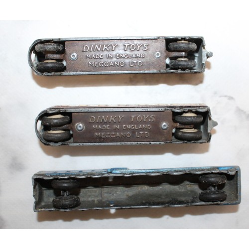 Vintage Dinky Train Engine & Two Carriages