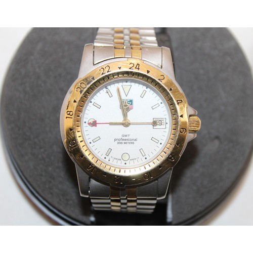Boxed Tag Heuer GMT 24h Watch In Working Order Purchased 1992
