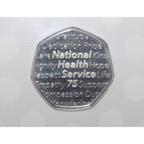 2023 Royal Mint NHS 50p Brilliant Uncirculated Sealed Pack