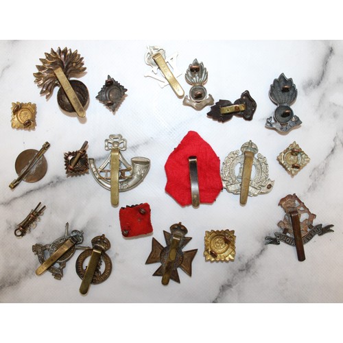 Selection Of 20 Military Cap Badges Various Conditions