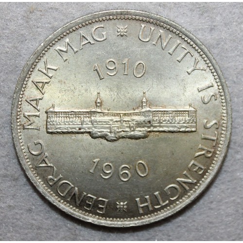 1960 South Africa 5s Silver Coin