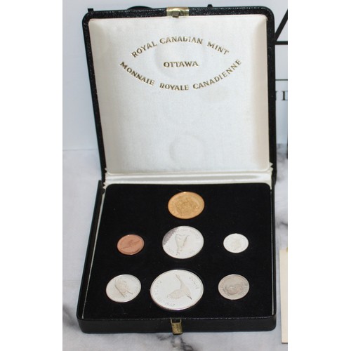 Boxed Royal Canadian Mint OTTAWA Monnaie Royale Canadienne Seven Coin ...